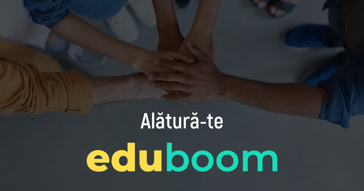 Alătură-te eduboom! Vezi posturile vacante și alătură-te misiunii noastre!