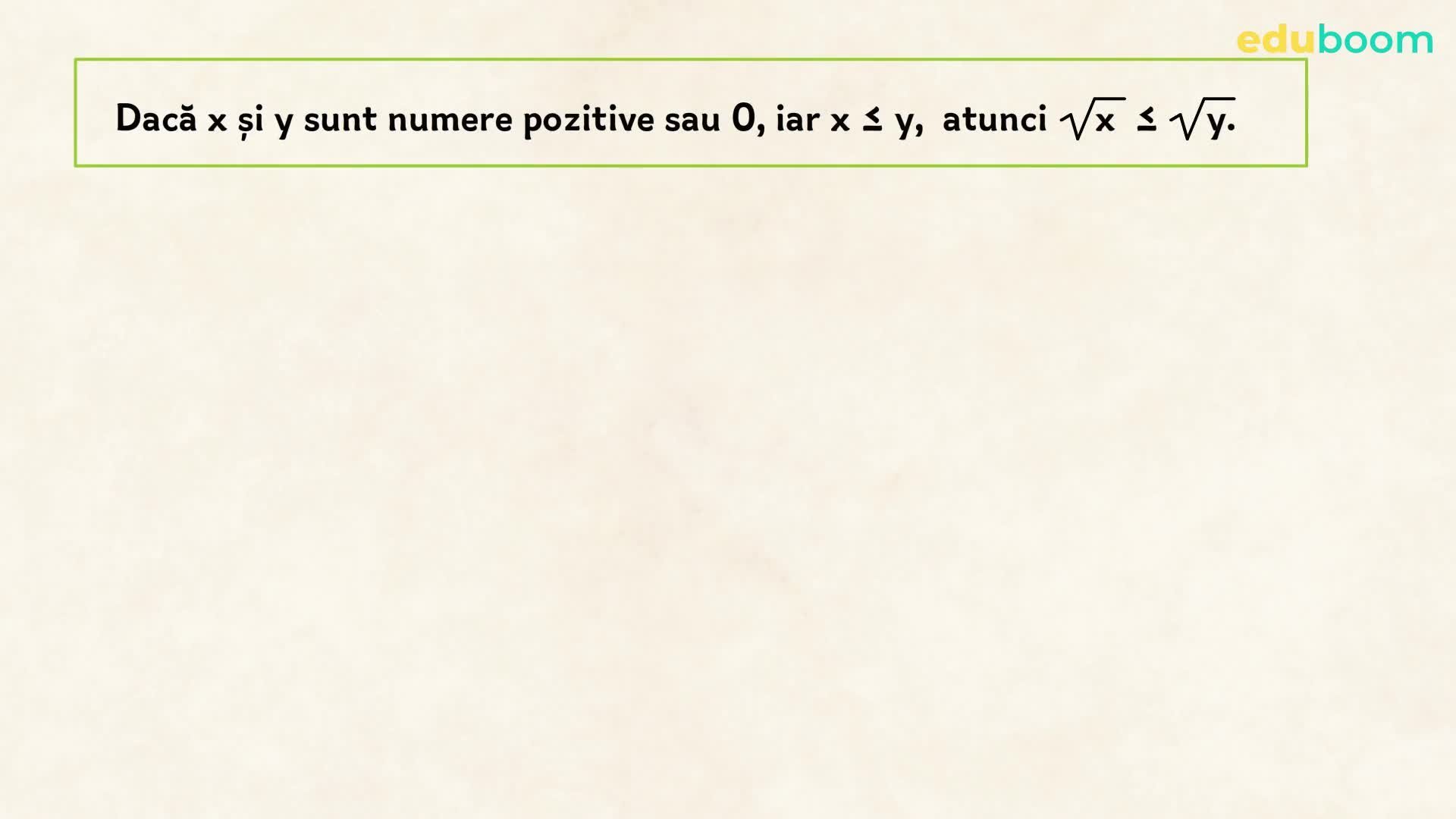 Compararea și ordonarea numerelor reale. Partea I. Matematica clasa a 7-a
