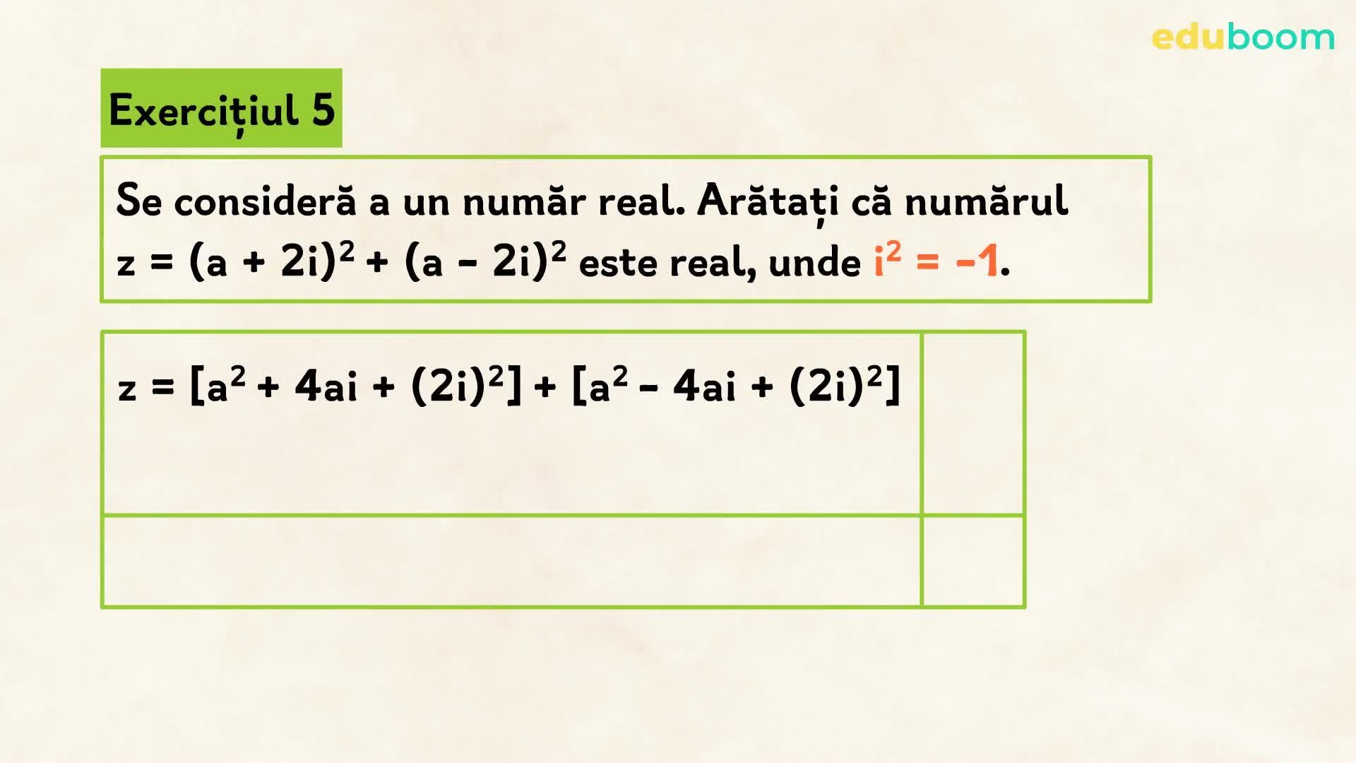 Recapitulare BAC: Numere complexe. Matematica clasa a 12-a