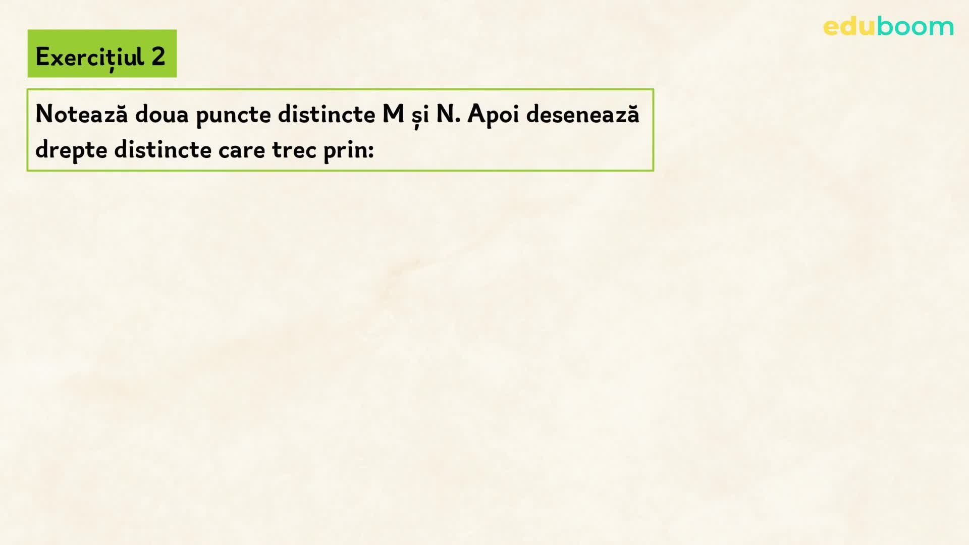 Punct. Dreaptă. Plan. Matematica clasa a 5-a