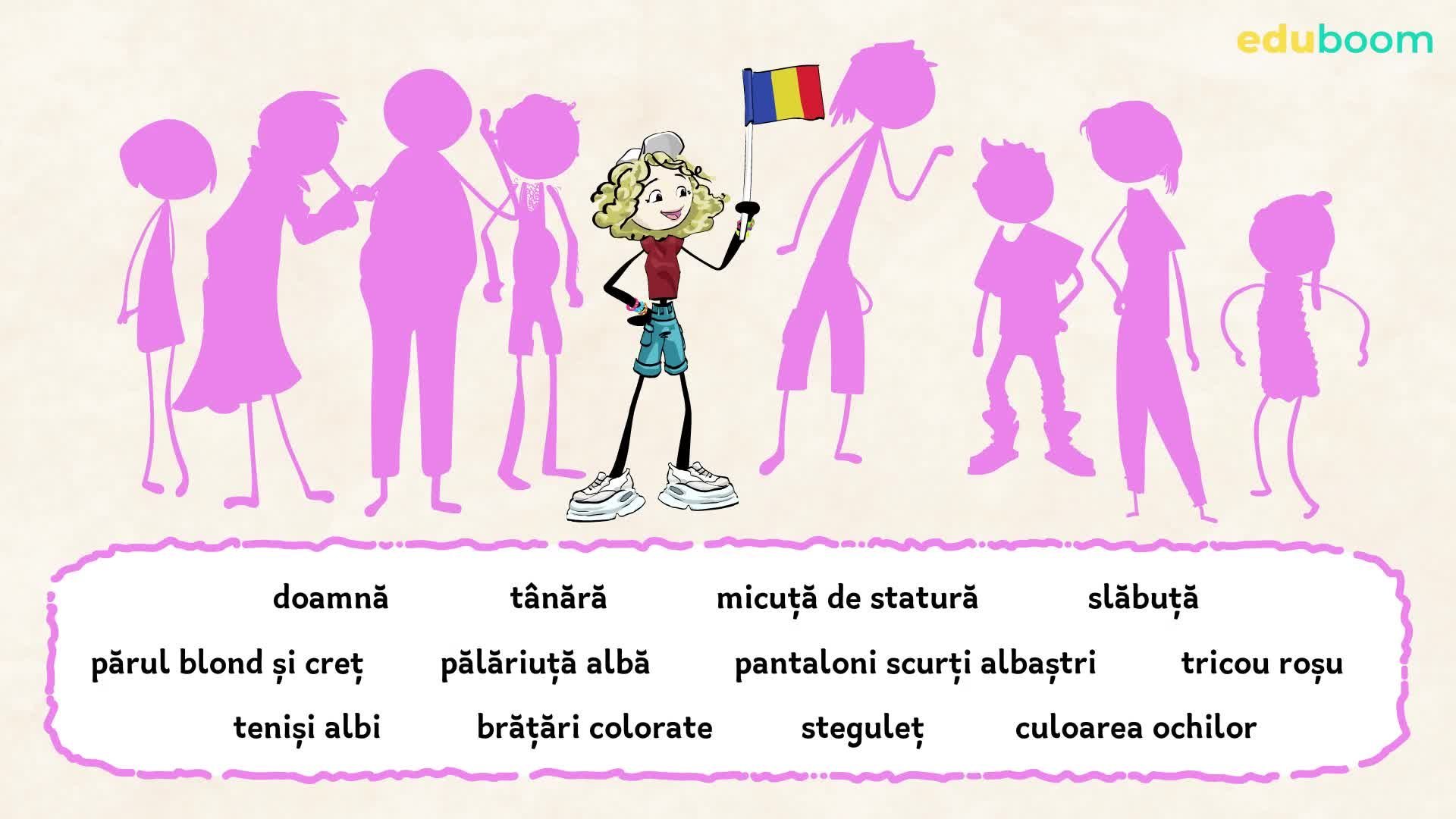 Descrierea unei persoane. Comunicare în limba română, clasa 1