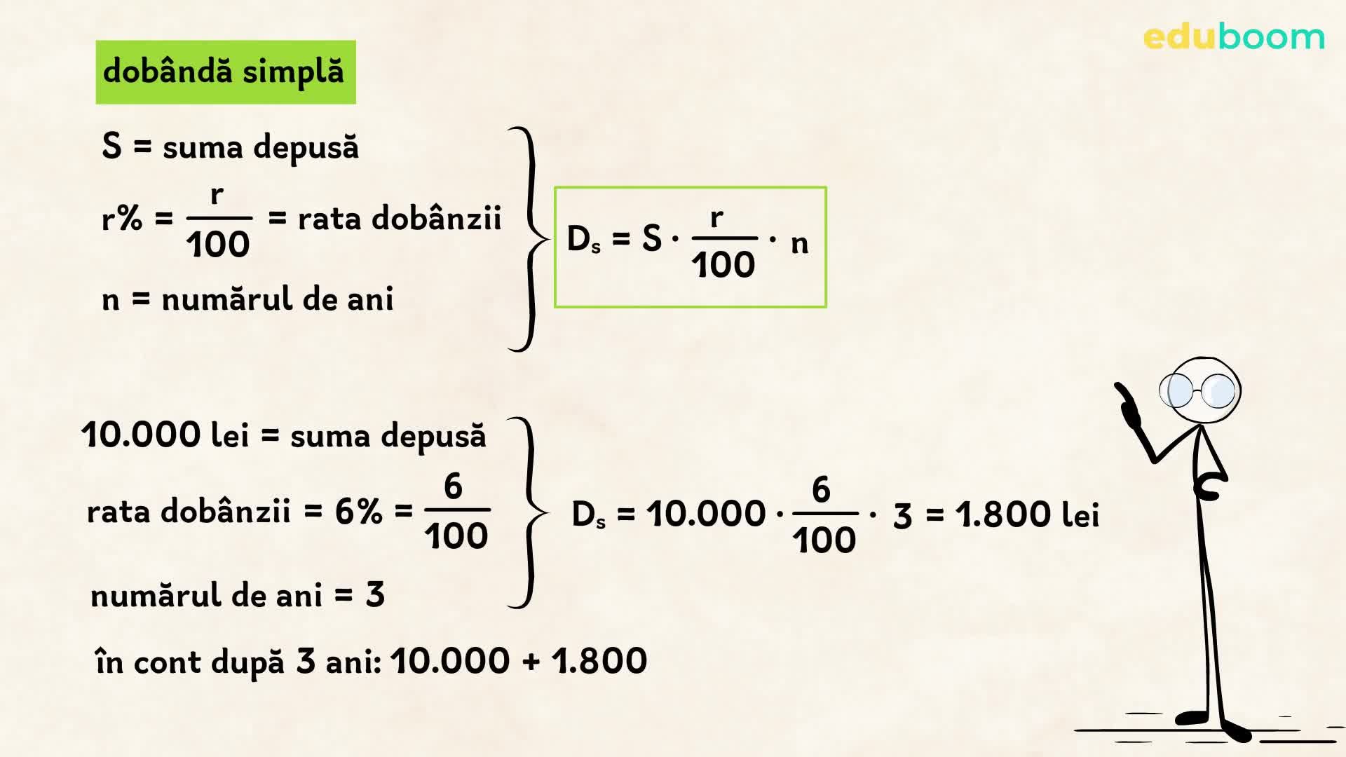 Dobânda simplă. Dobânda compusă M2 M3. Matematica clasa a 10-a