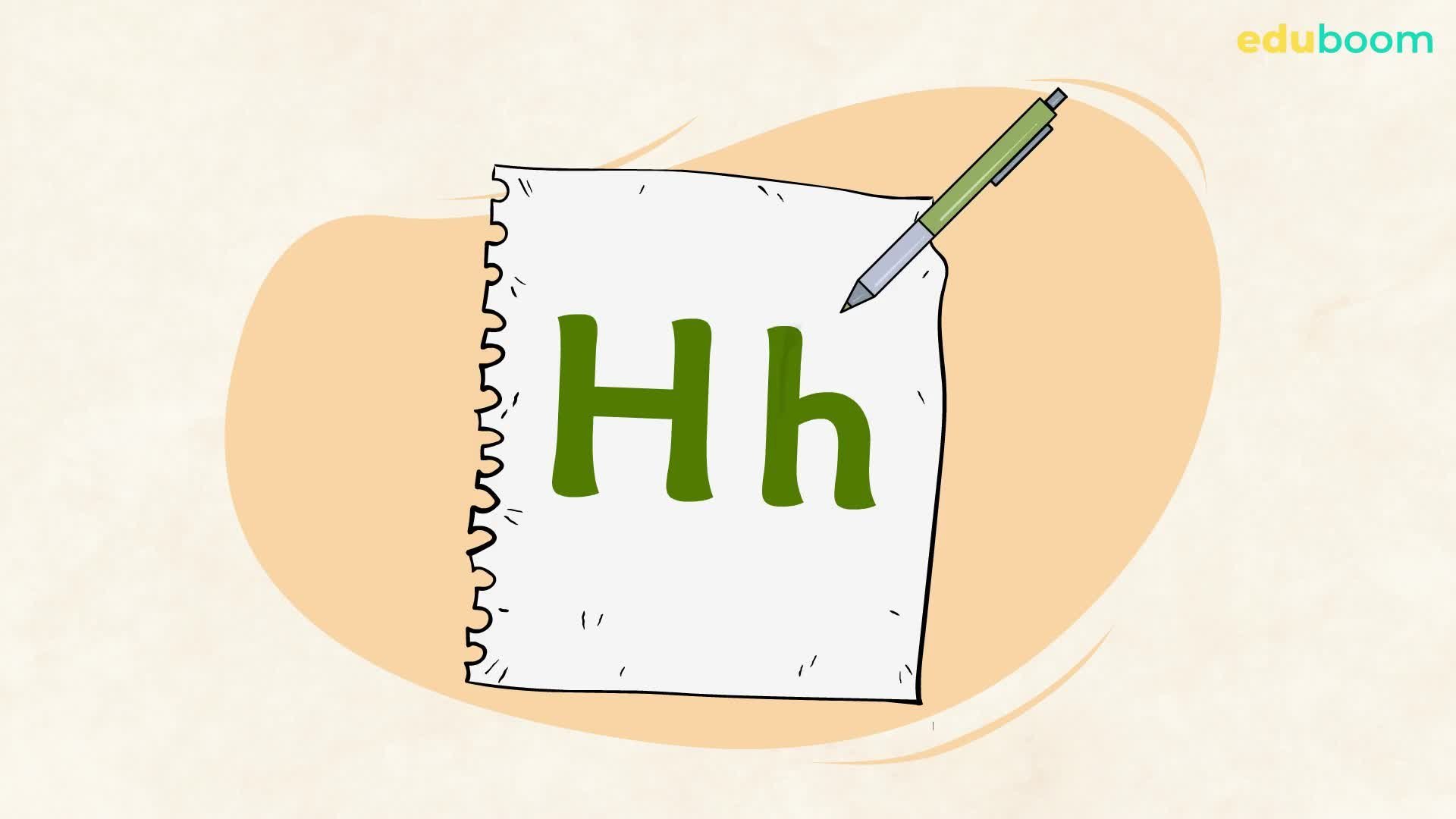 Literele H și h (Sunetul h). Comunicare în limba română clasa pregătitoare