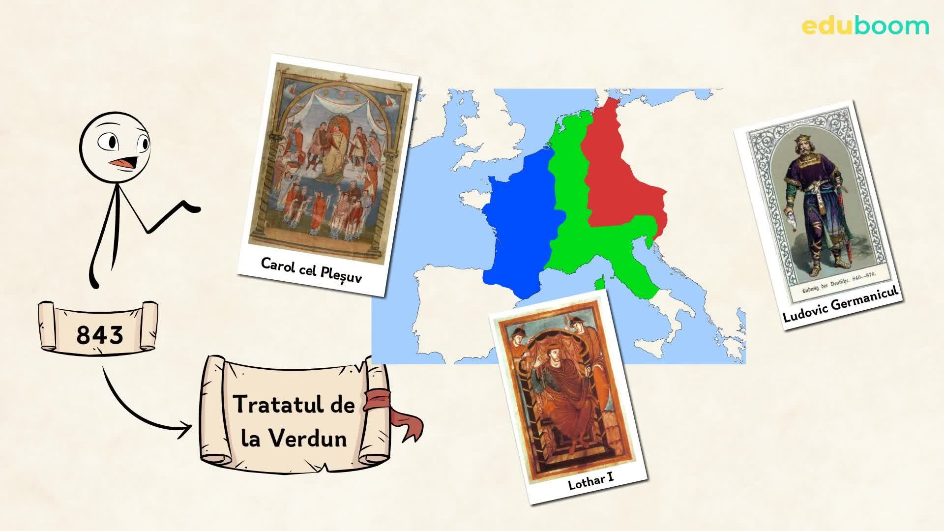 Franța medievală. Partea I. Istorie clasa a 9-a