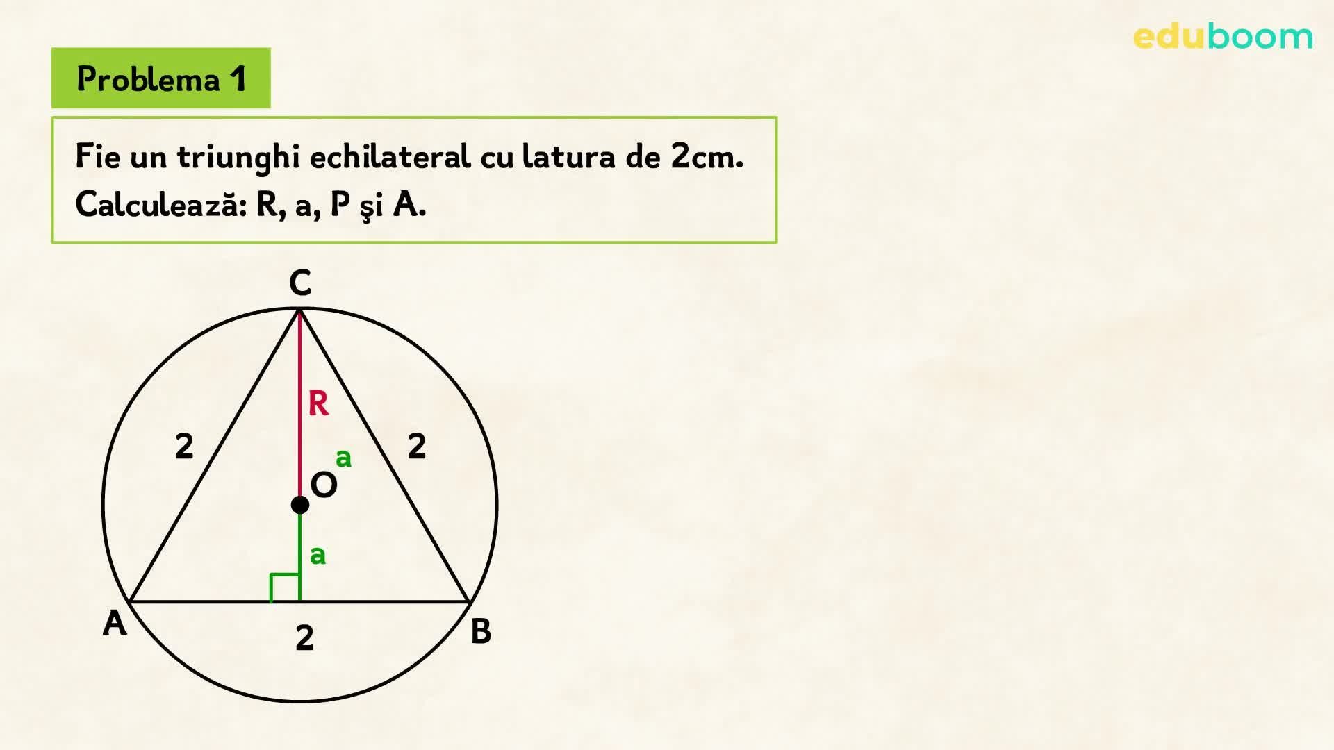 Aplicații ale triunghiului dreptunghic în determinarea elementelor unor ...