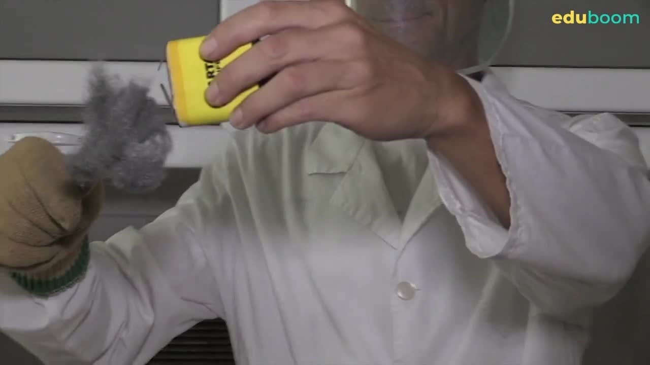 Arderea fierului. Chimie clasa a 8-a