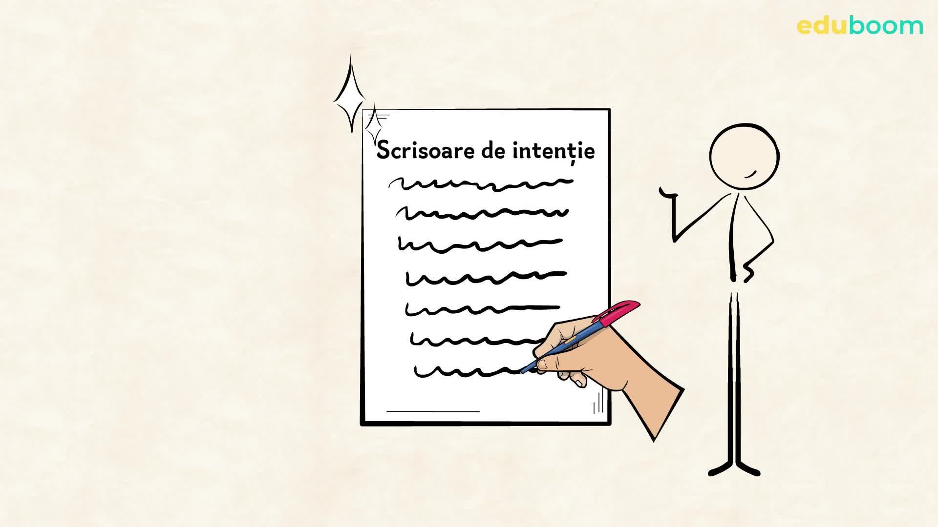 Scrisoarea de intenție. Limba și literatura română clasa a 10-a
