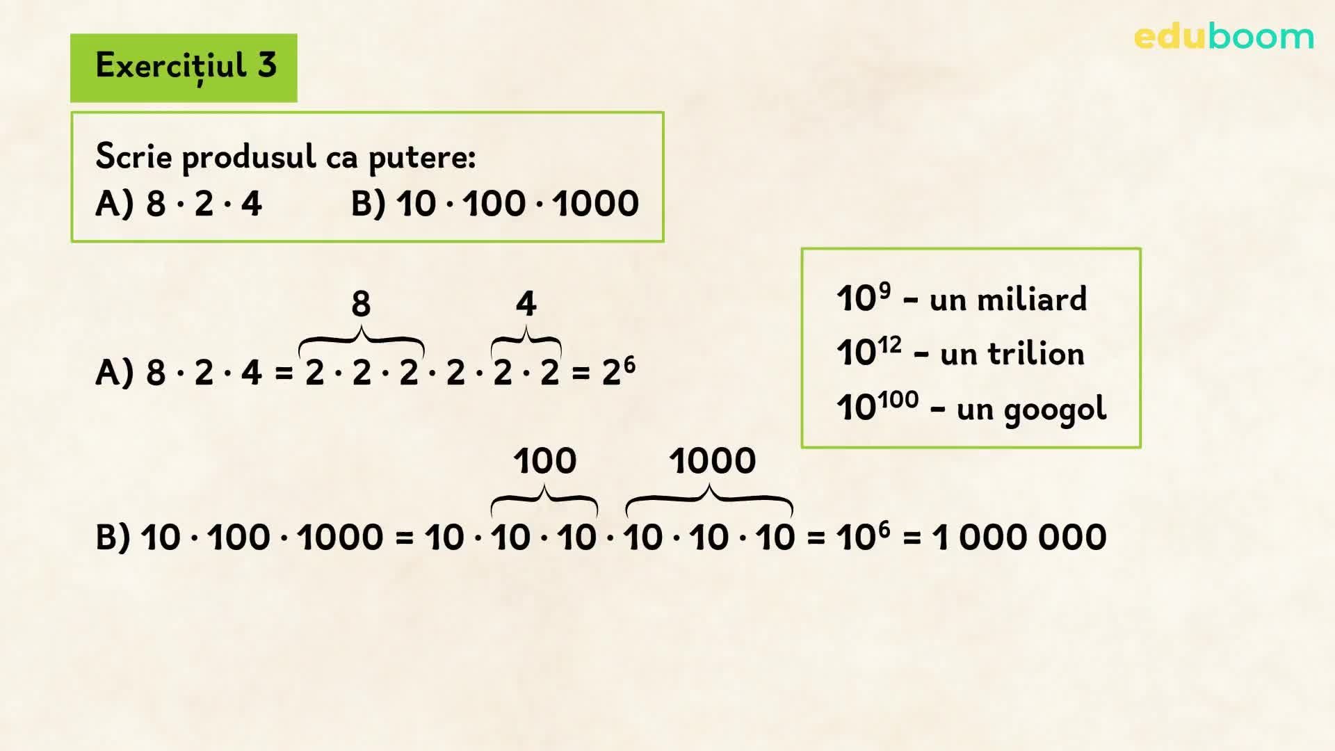 Interesant! Puterea cu exponent natural a unui număr natural ...