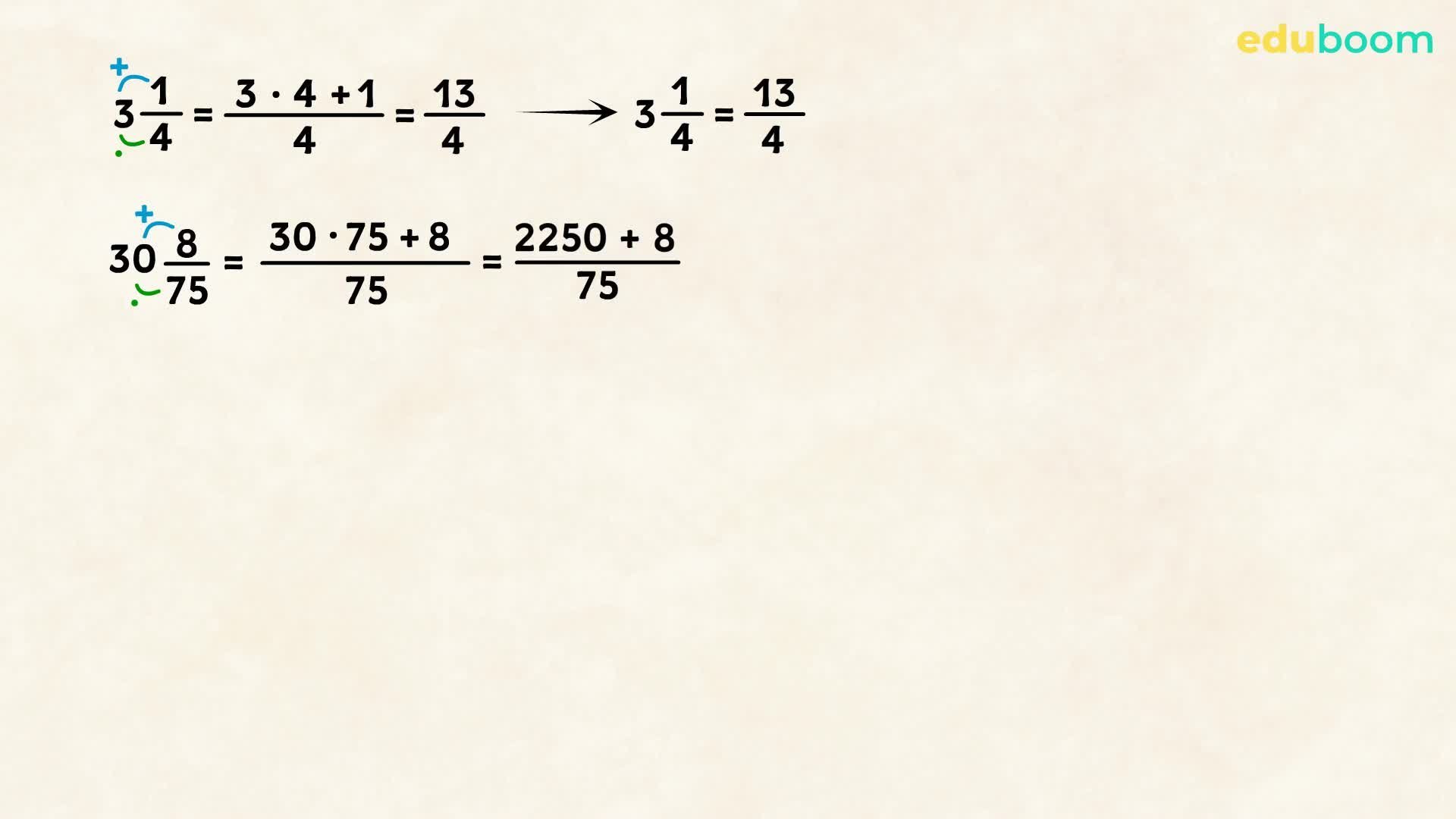 Util! Scoaterea și introducerea întregilor într-o fracție. Matematica ...