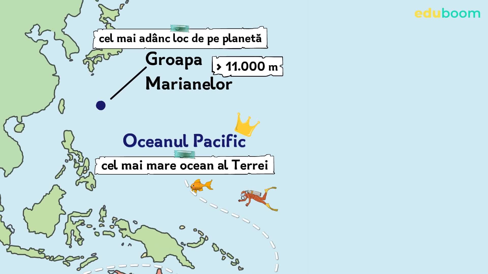 Oceanele Terrei. Geografie clasa a 4-a