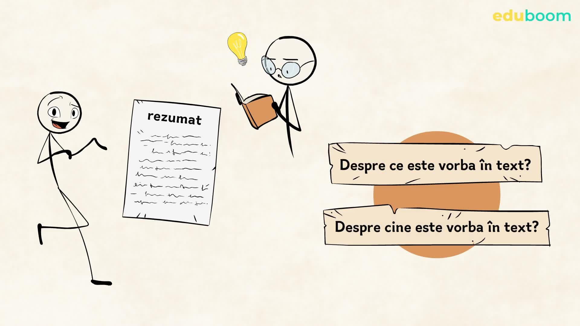 Rezumatul. Limba și literatura română clasa a 6-a