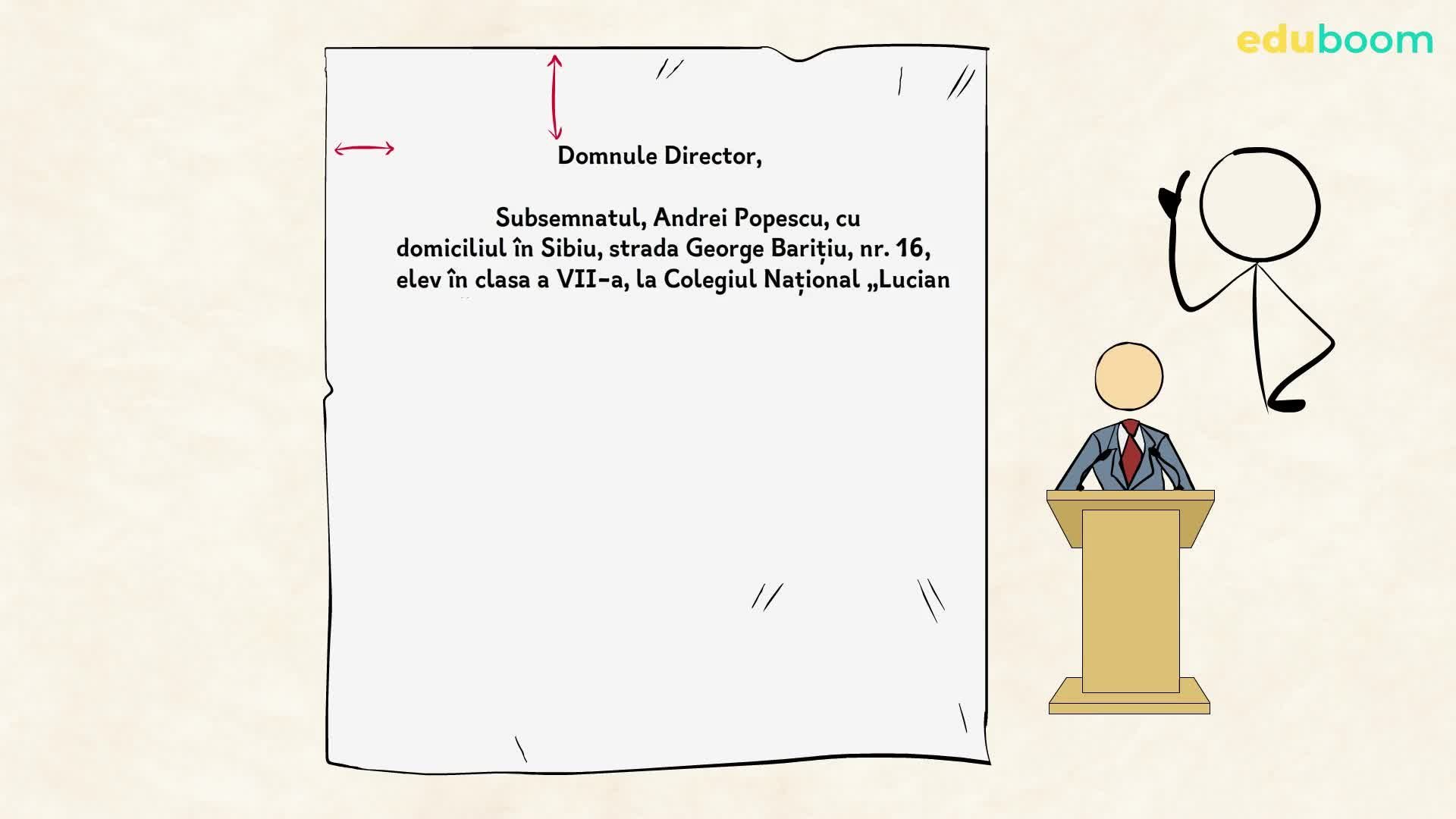 Textul nonliterar. Cererea. Limba și literatura română clasa a 7-a