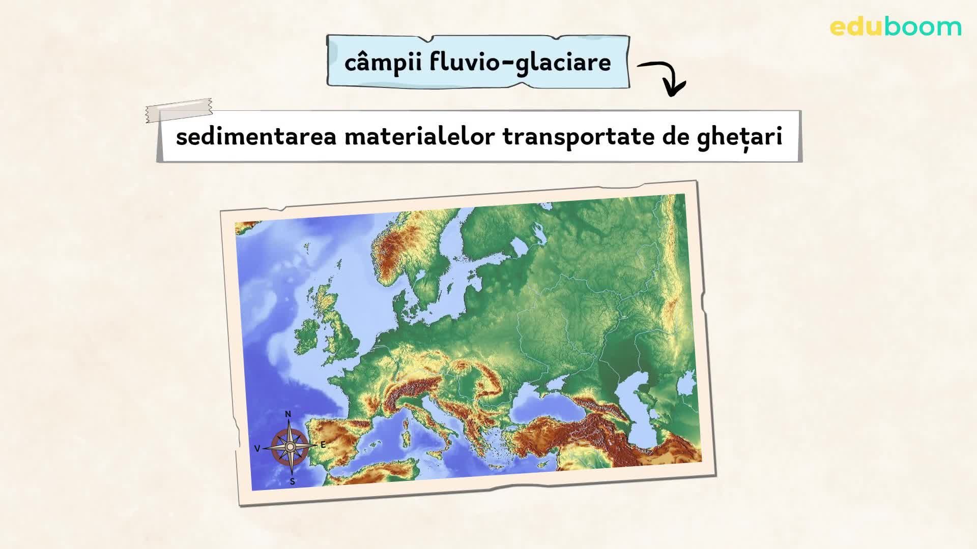 Caracteristici generale ale reliefului. Unități majore. Geografie clasa ...