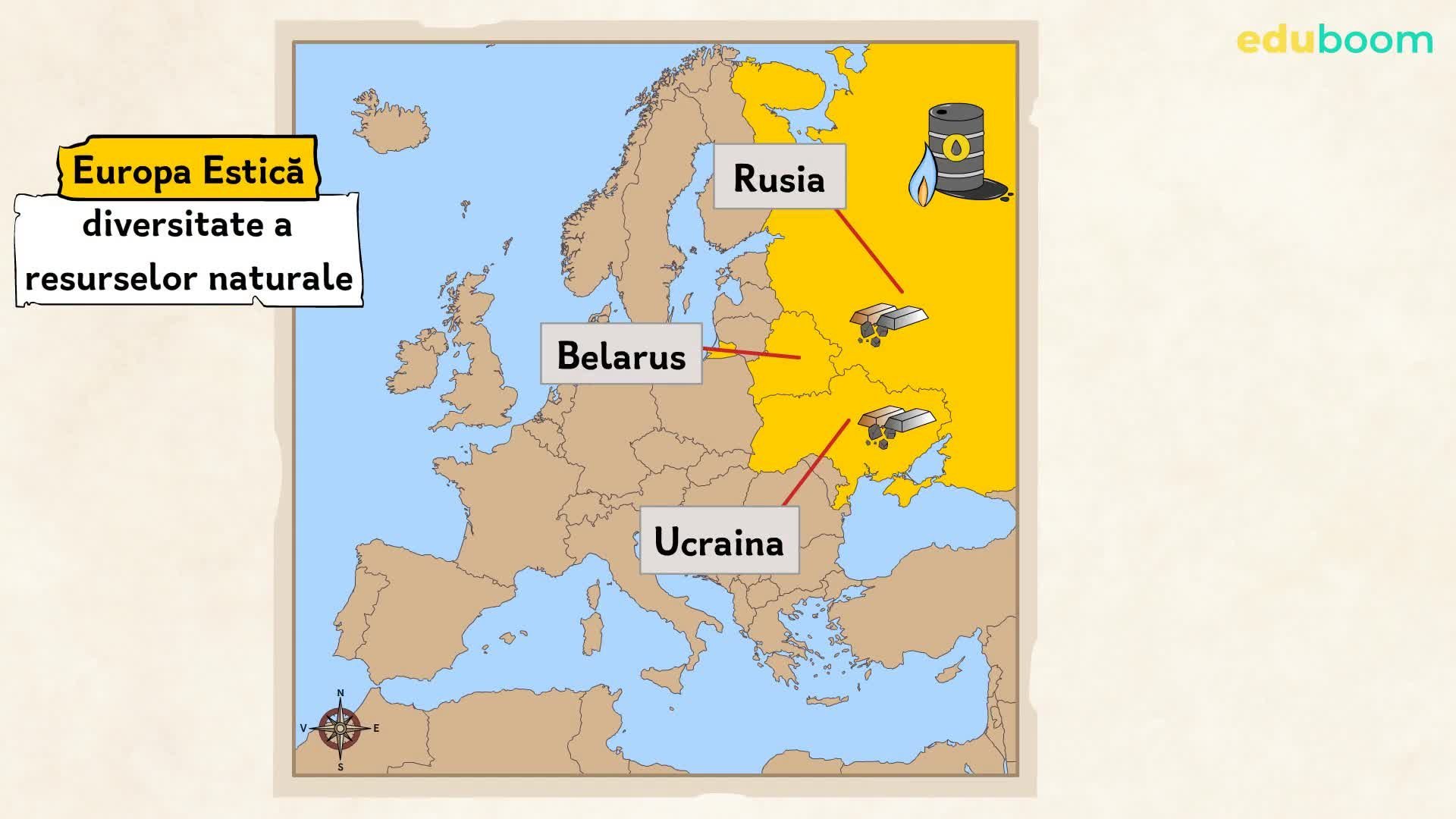Europa de Est. Geografie clasa a VI-a
