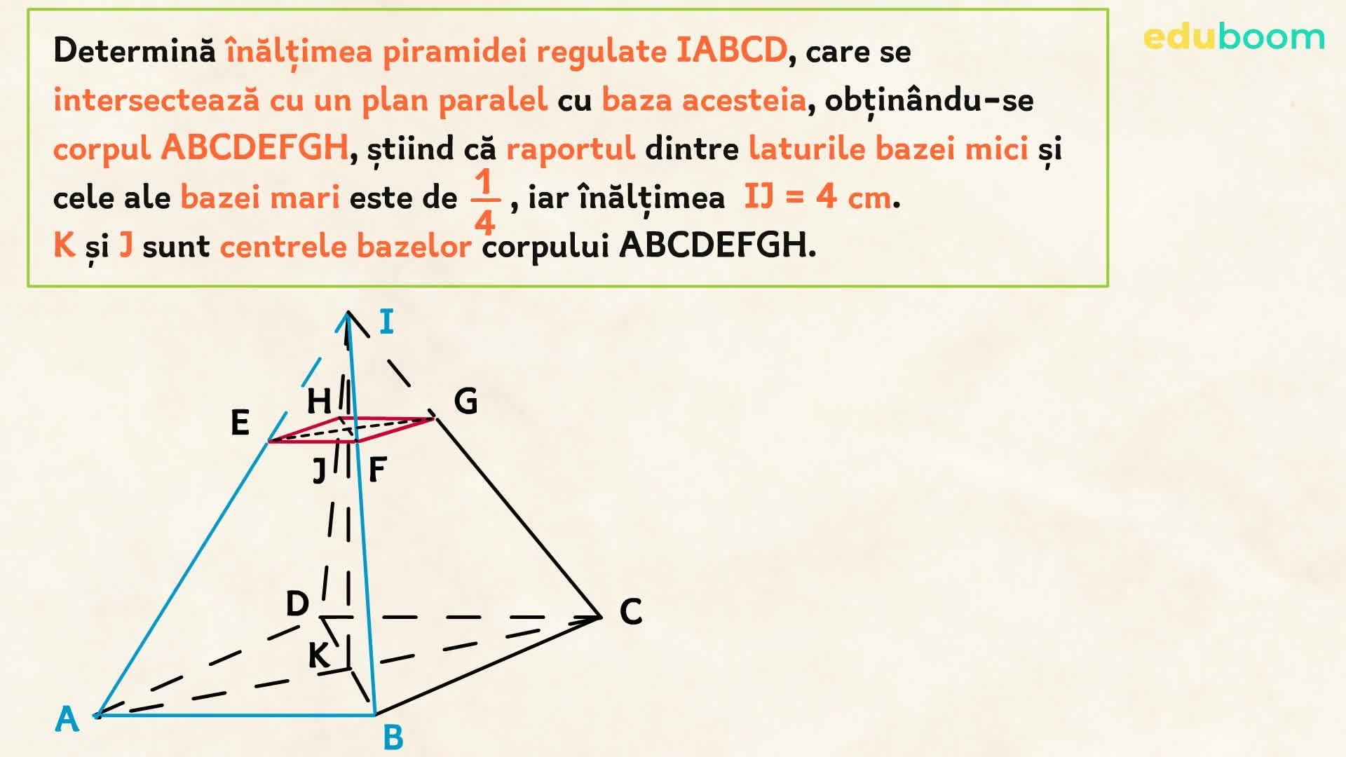Înălțimea. Matematica clasa a 8-a