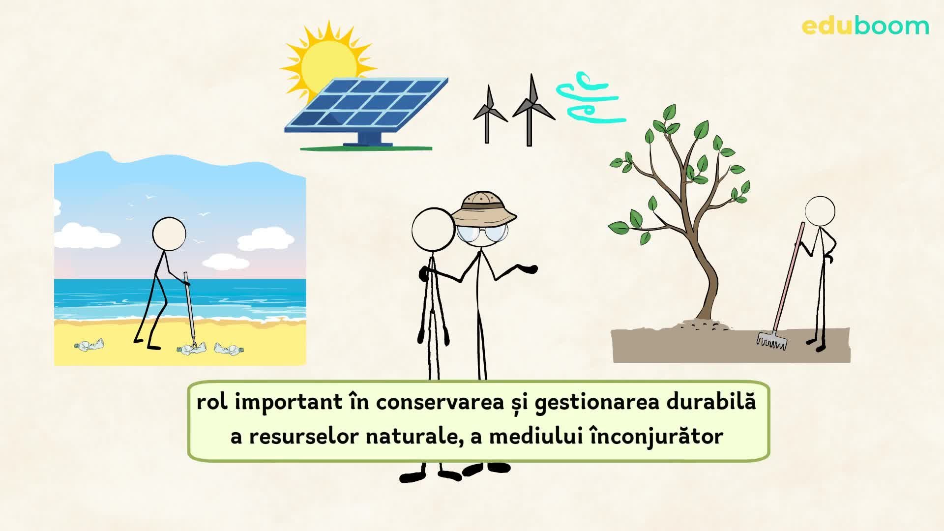 Interacțiunile dintre om și mediul terestru. Geografie clasa a IX-a