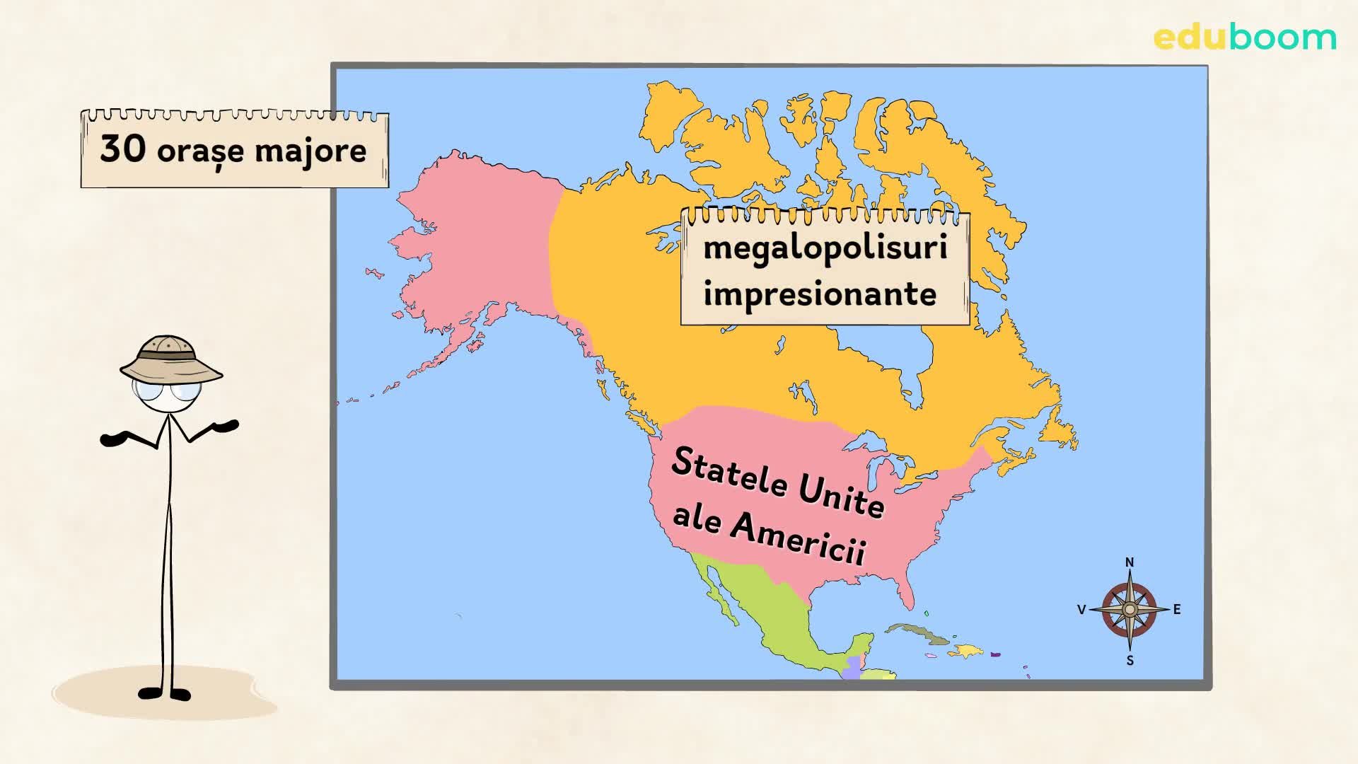 Particularități geografice ale unor state. Partea I. Geografie clasa a ...
