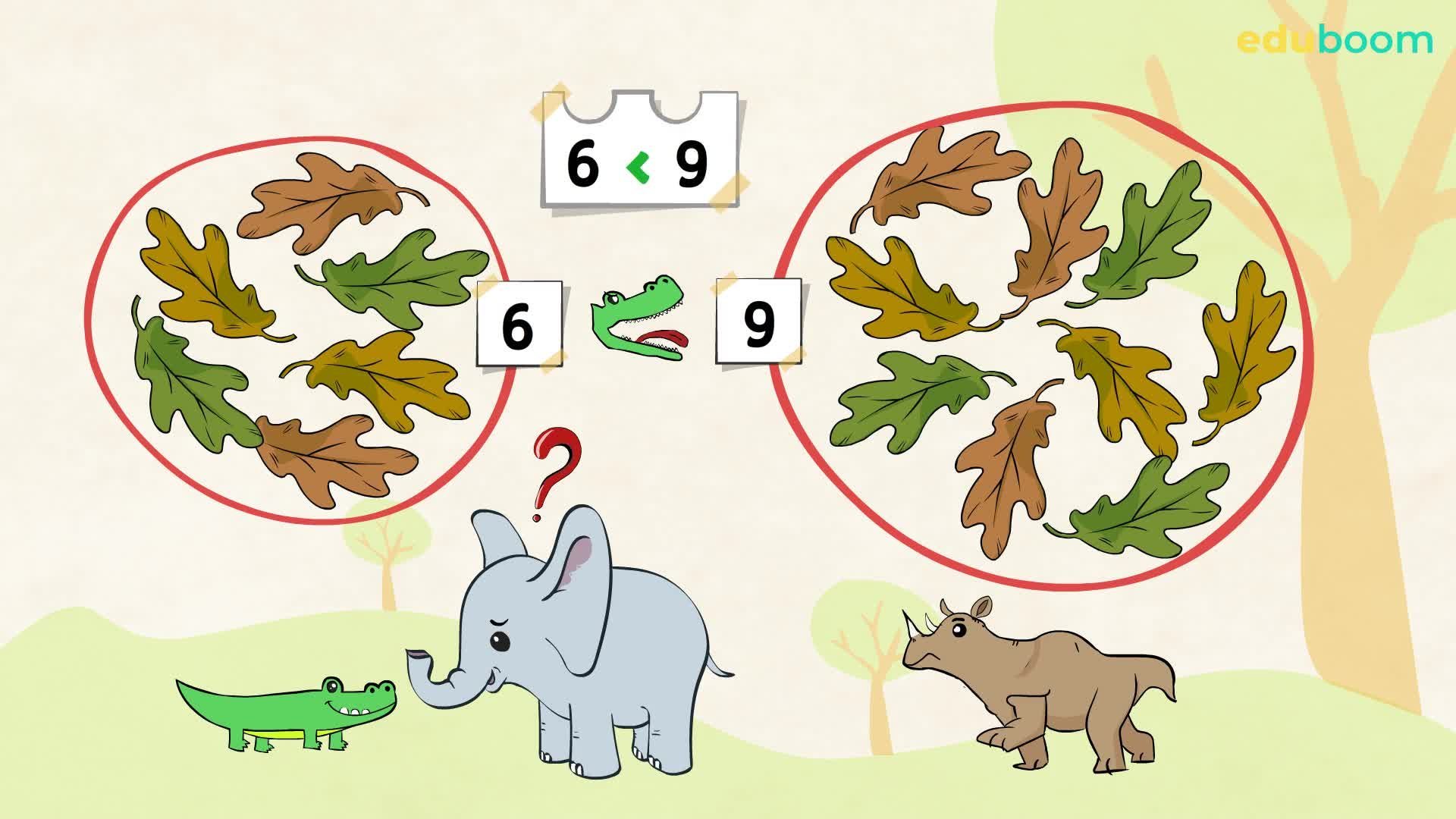 Compararea numerelor de la 0 la 10. Matematică și explorarea mediului ...