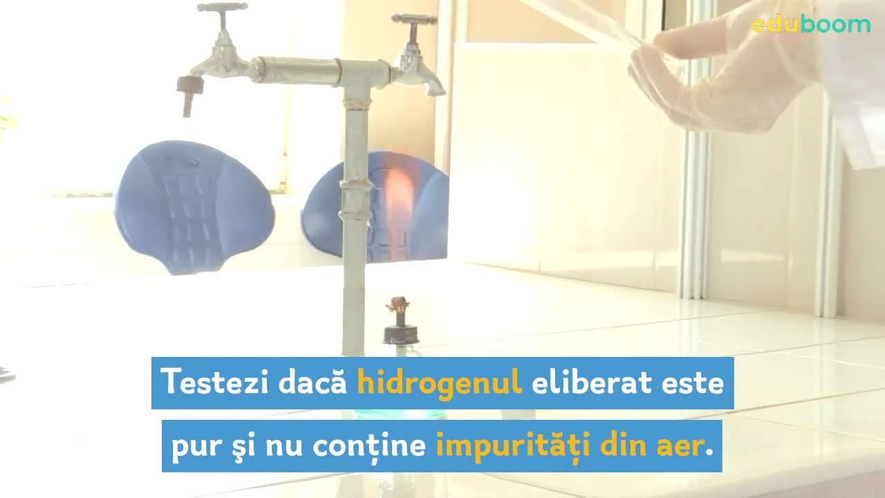 Obținerea și arderea hidrogenului. Chimie clasa a 8-a