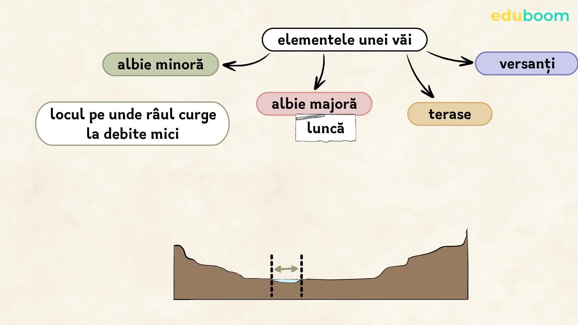 Apele continentale curgătoare. Geografie clasa a V-a