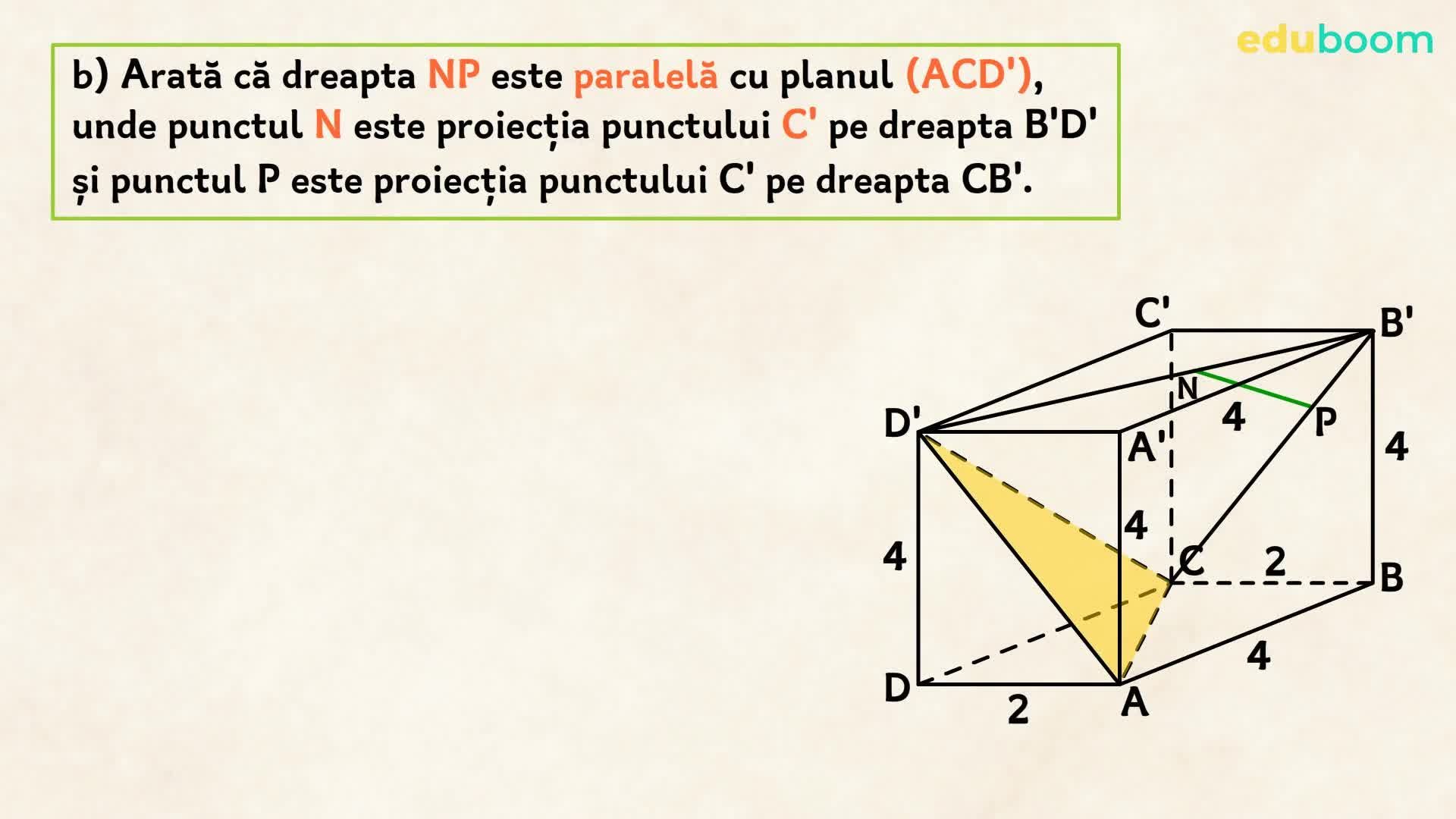Variantă model. Subiectul III - Geometrie. Partea II. Matematica clasa ...