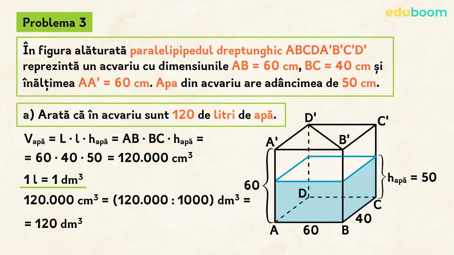 Test antrenament 11. Partea III - Geometrie. Matematica clasa a VIII-a