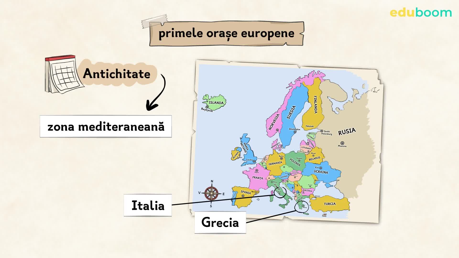 Mari orașe europene. Geografie clasa a 6-a