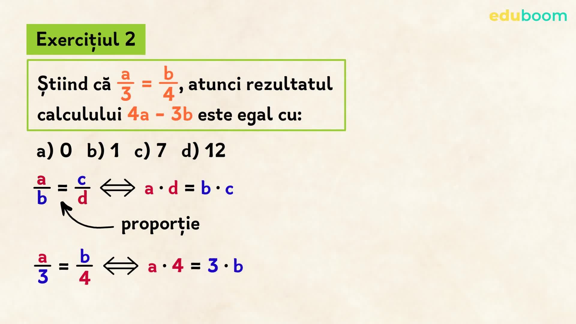 Variantă model. Subiectul I. Matematica clasa a VIII-a
