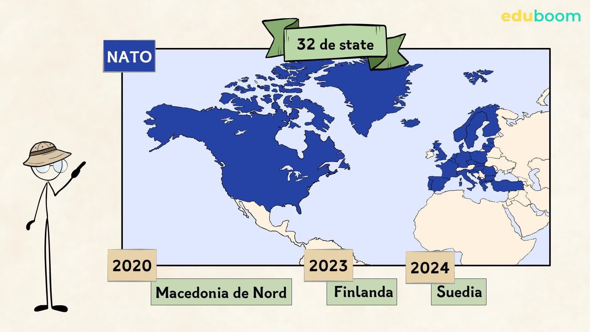 România ca membru ONU și NATO. Geografie clasa a 8-a