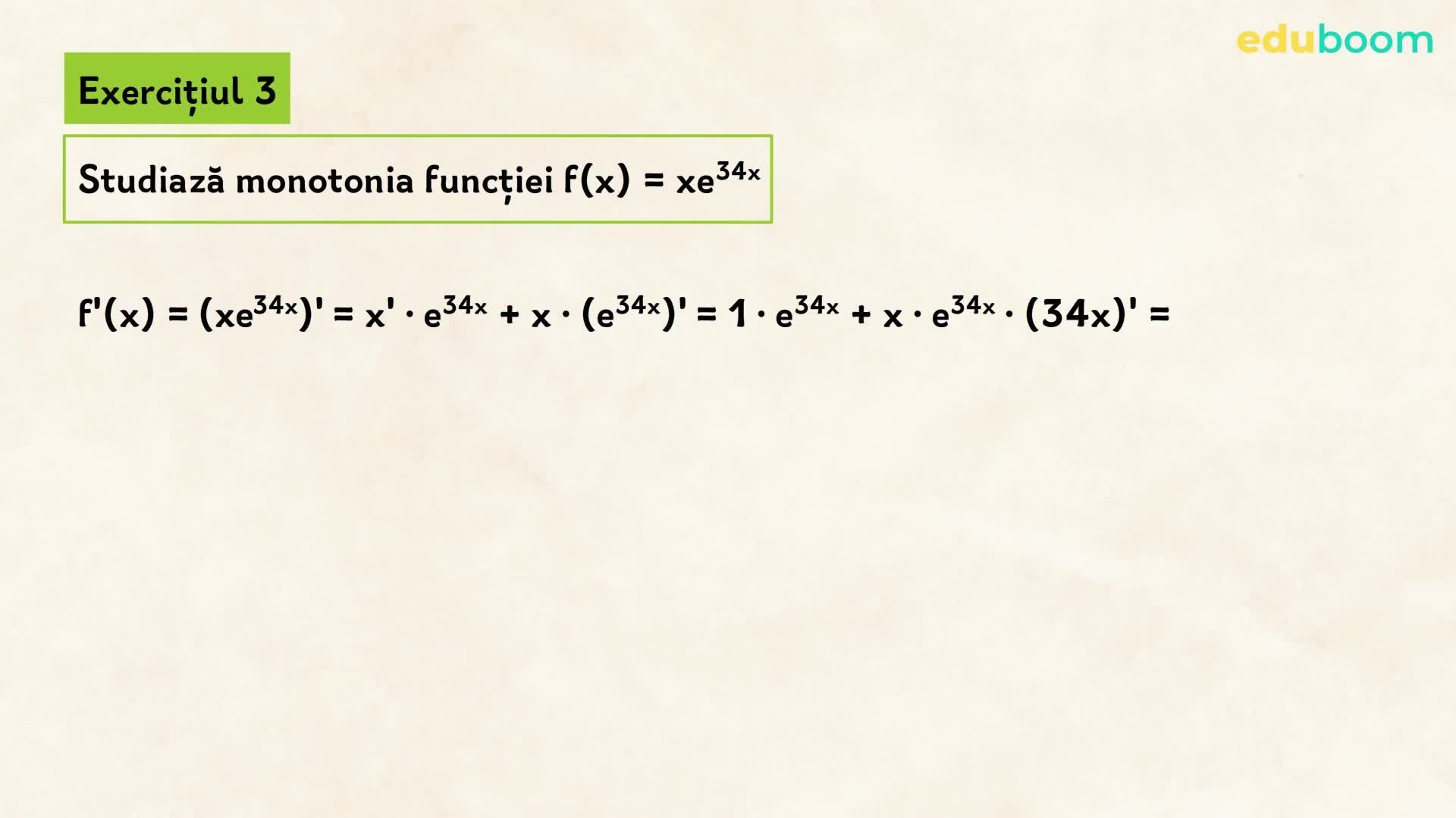 Rolul derivatei întâi în studiul funcțiilor (monotonia). Partea II ...